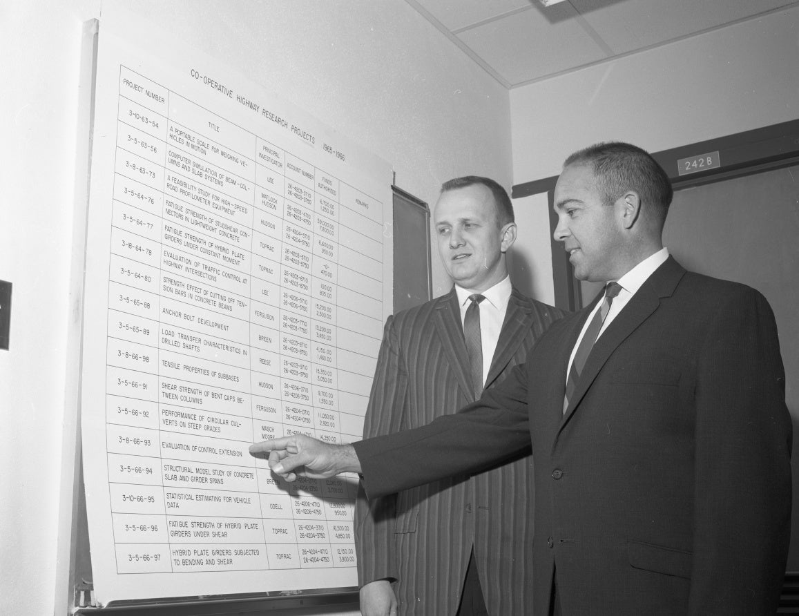 Clyde Lee Memorial | Center for Transportation Research